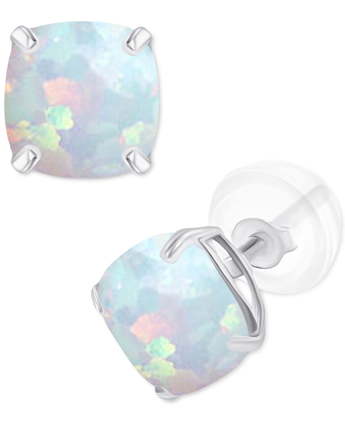 Click here for Lab-Grown Opal Stud Earrings (3/4 ct. t.w.) in Ste... prices