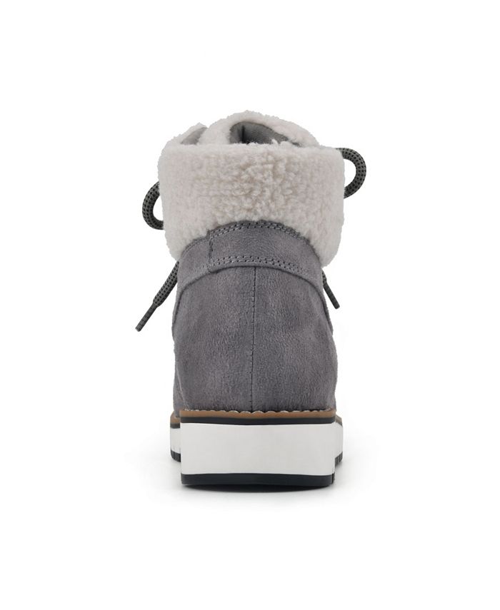 White Mountain Women's Cozy Faux Shearling Booties & Reviews - Booties ...