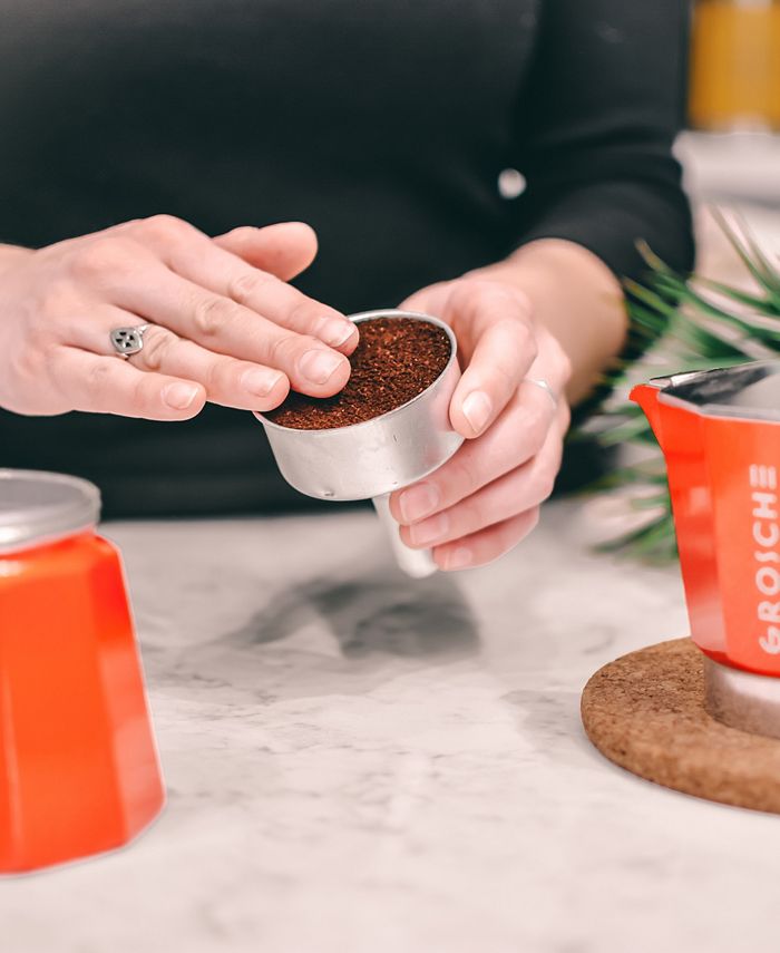 GROSCHE Milano Stovetop Espresso Maker Moka Pot 3 Espresso Cup Size 5 ...