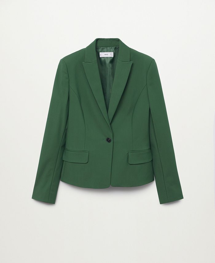 MANGO Women's Structured Suit Blazer - Macy's