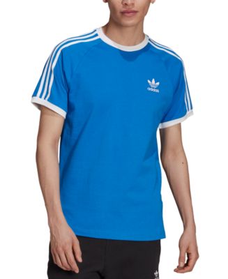 adidas Men's Slim-Fit Originals Three-Stripe Raglan T-Shirt - Macy's