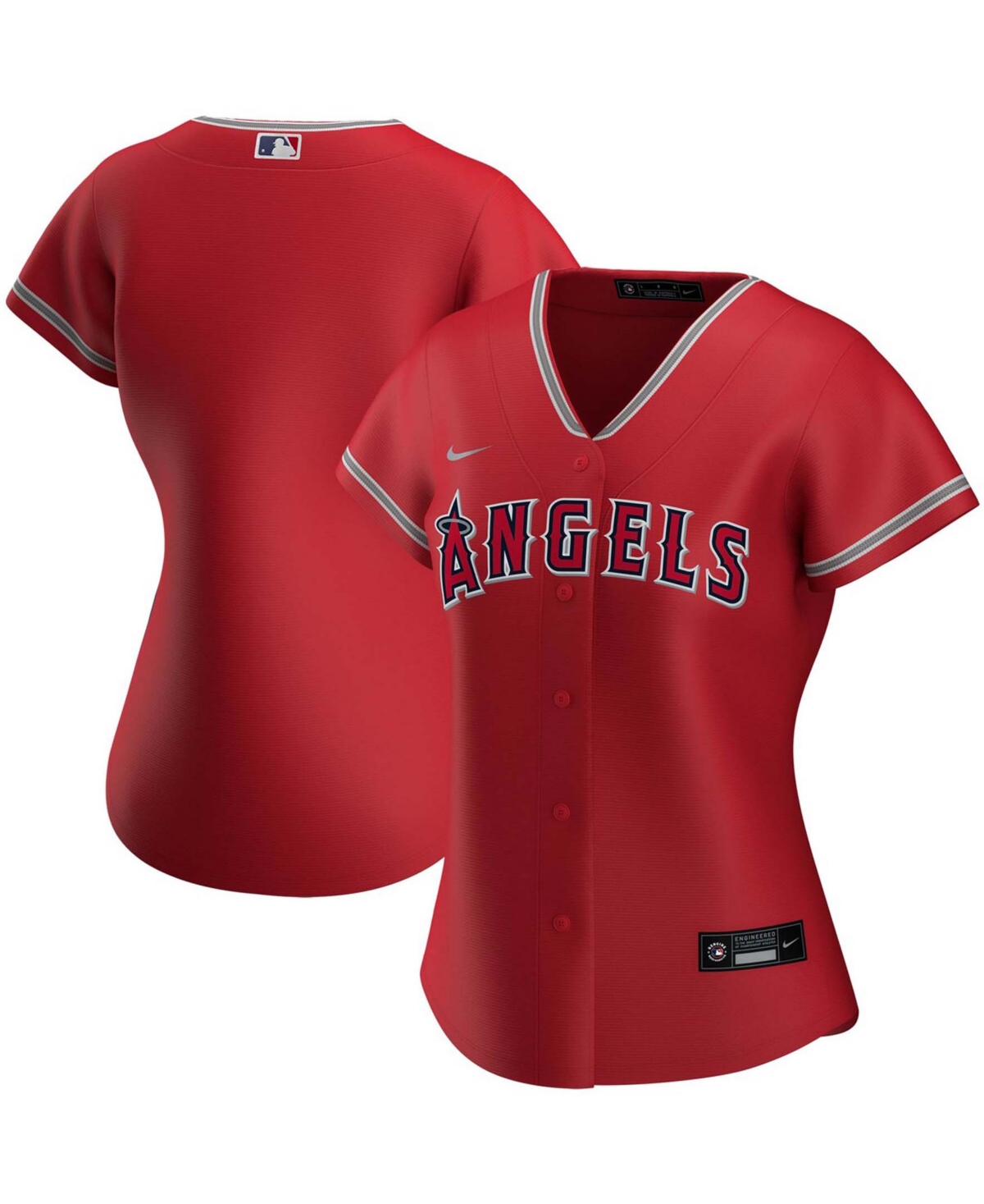 Click here for Womens Red Los Angeles Angels Alternate Replica Te... prices