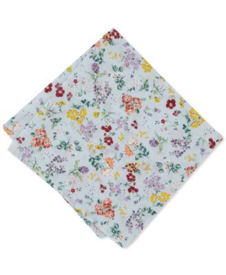 Bar III Men's Morton Floral Pocket Square, Created for Macy's - Macy's