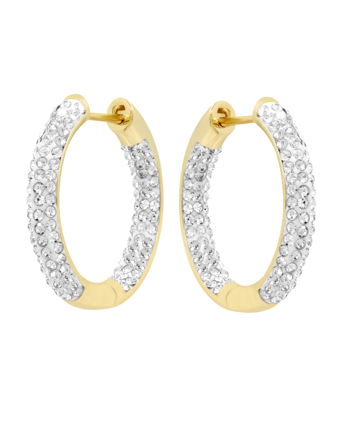 Click here for And Now This High Polished Hinged Crystal Pave Hoo... prices