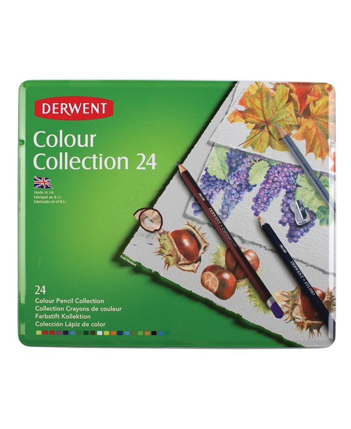 Derwent Color Collection Drawing Set, 24 Pieces - Macy's