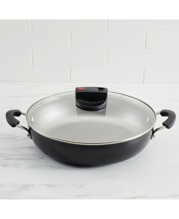 Farberware Smart Control Aluminum Nonstick 11.25" Everything Pan & Lid ...