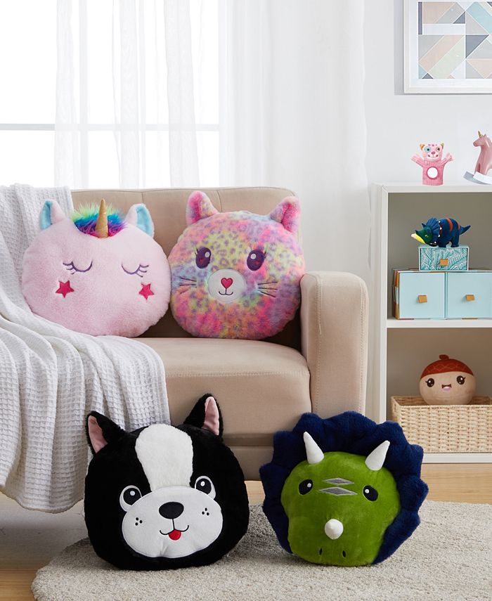 Olivia & Finn Round Furry Squishy Unicorn - Macy's