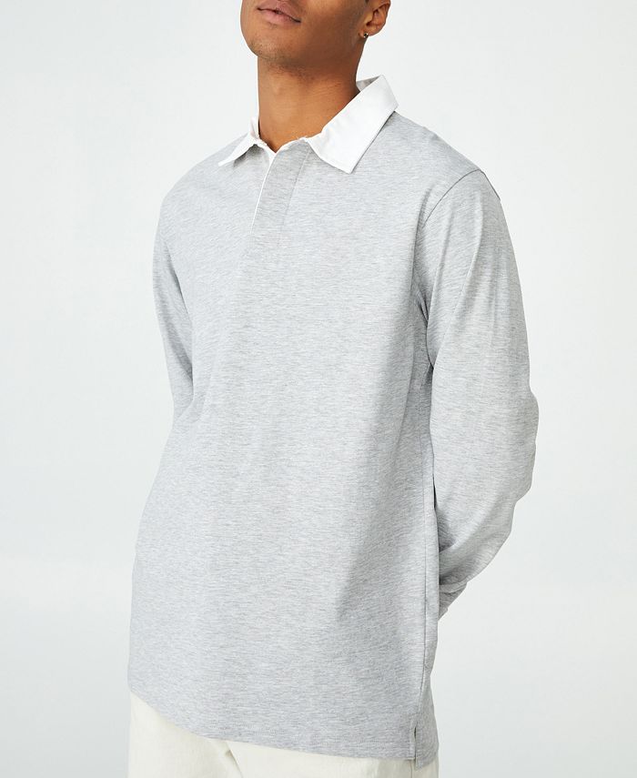 COTTON ON Men's Rugby Long Sleeve Polo Shirt - Macy's