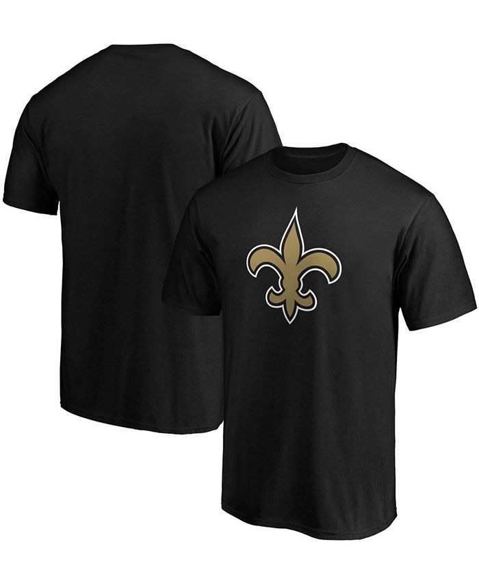 Fanatics Men's Black New Orleans Saints Big and Tall Primary Logo T ...