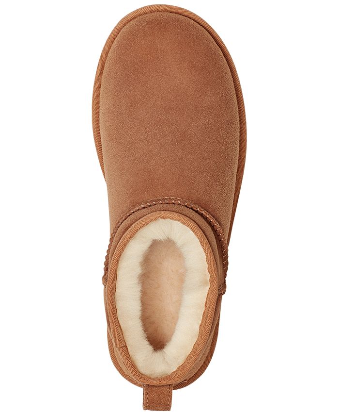 UGG® Women's Classic Ultra Mini Booties - Macy's