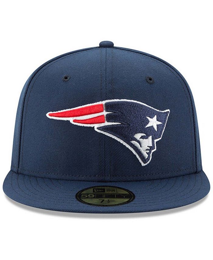 New Era New England Patriots Team Logo Omaha 59FIFTY Fitted Cap - Macy's