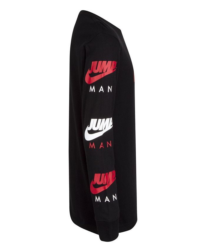 Jordan Little Boys Jumpman Triple Threat Logo Graphic T-shirt - Macy's