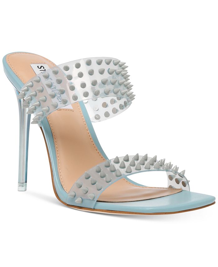 Steve Madden Women's Lunna Studded Vinyl Sandals - Macy's