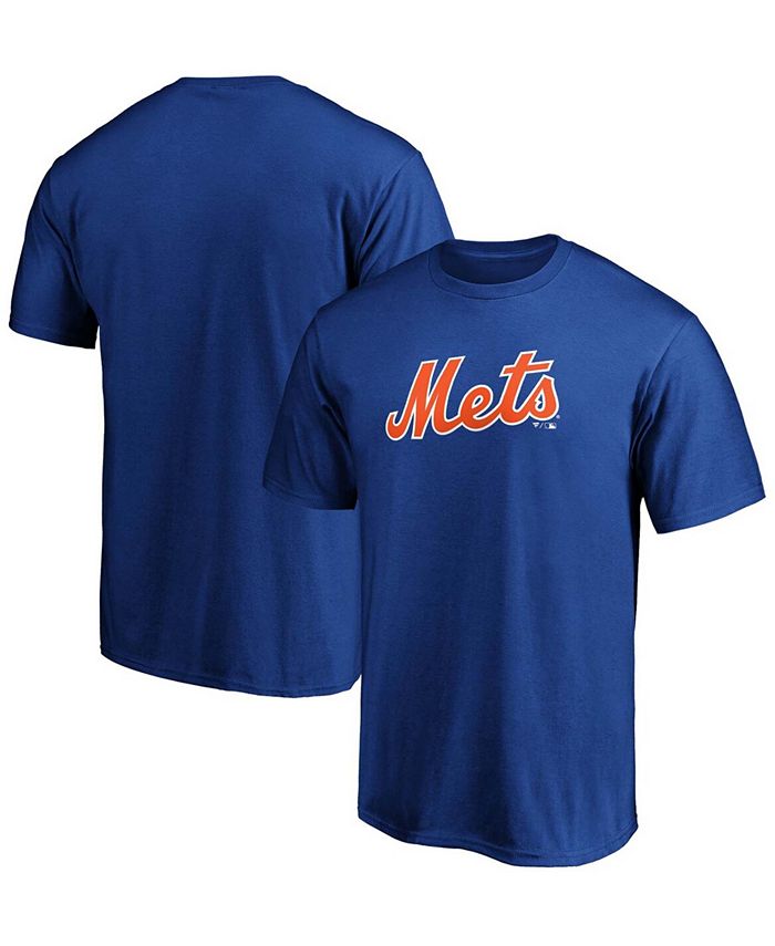 Fanatics Men's Royal New York Mets Official Wordmark T-shirt - Macy's