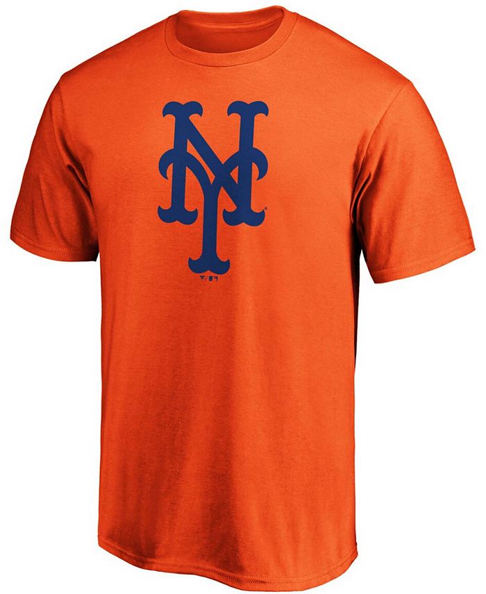 Fanatics Men's Orange New York Mets Official Logo T-shirt - Macy's