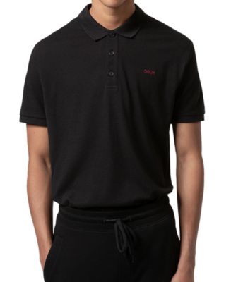 HUGO Hugo Boss Men's Regular-Fit Reverse Logo Embroidered Polo Shirt ...