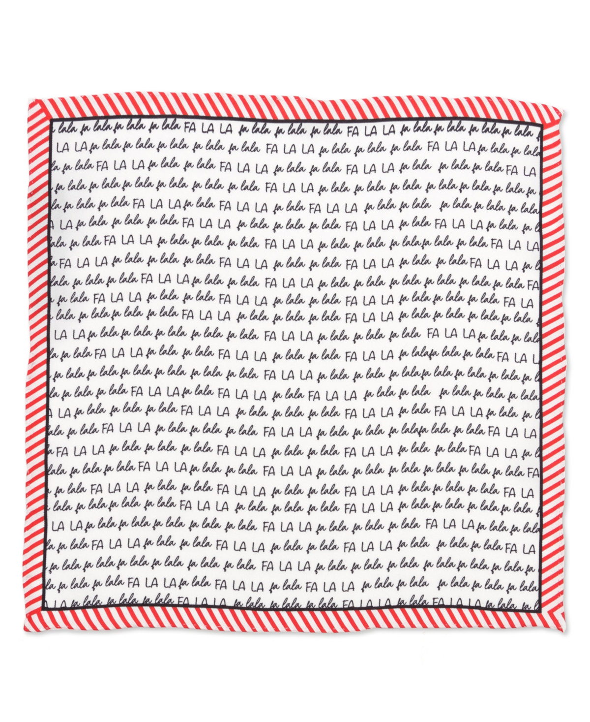 Click here for Cufflinks Inc. Mens Fa La La Holiday Pocket Square... prices