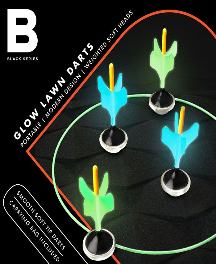 Black Series Glow in The Dark Outdoor Lawn Dart Set - Macy's
