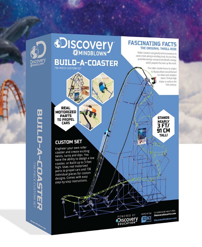 Discovery #MINDBLOWN Build A Coaster Model Set - Macy's