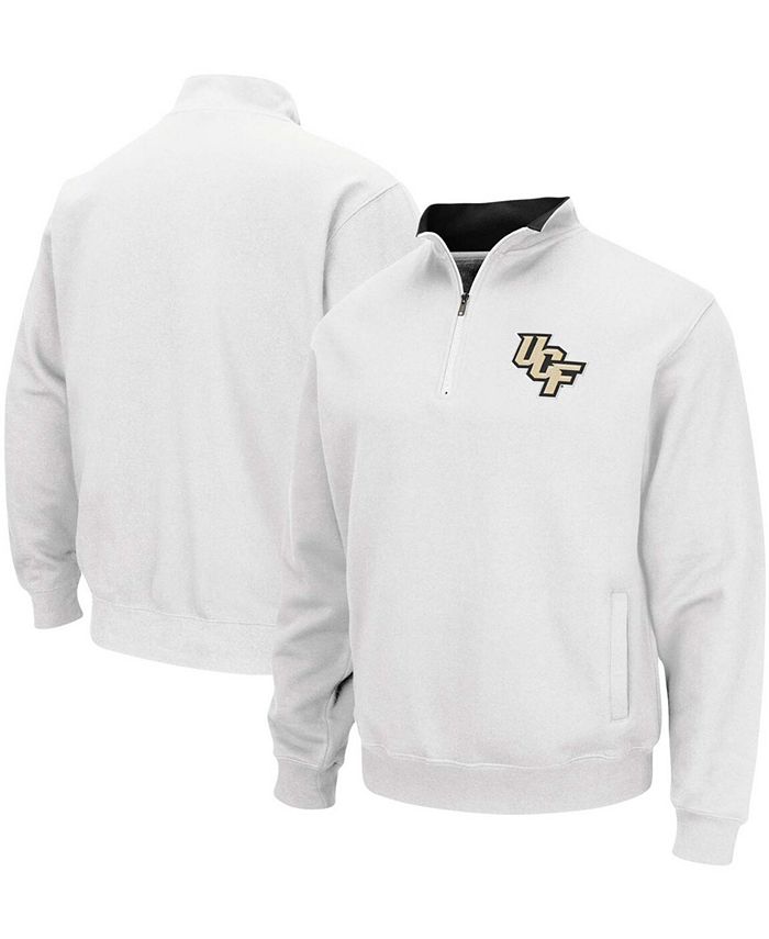Colosseum Men's White UCF Knights Tortugas Logo Quarter-Zip Pullover ...