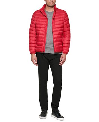 Club Room Men's Down Packable Quilted Puffer Jacket, Created for Macy's ...