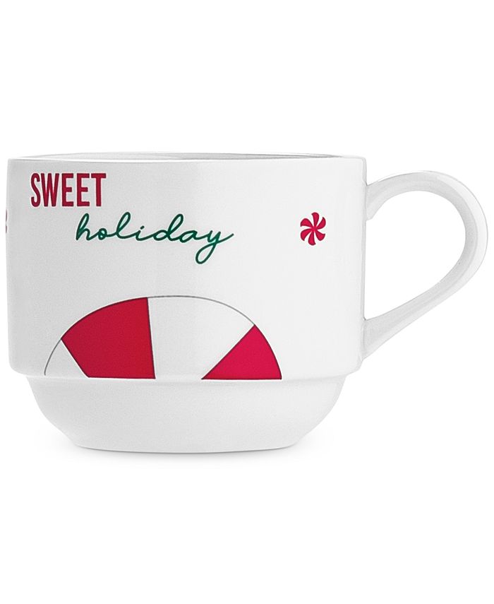The Cellar Holiday Stackable Mugs, Set of 4, Created for Macy's - Macy's