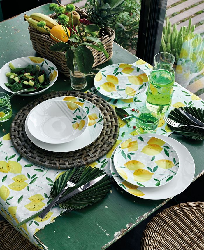 Tognana Panarea Tableware Set, 18 Piece - Macy's