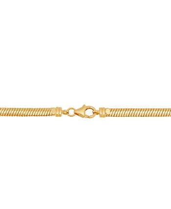 Italian Gold Snake Link 18" Chain Necklace in 10k Gold - Macy's