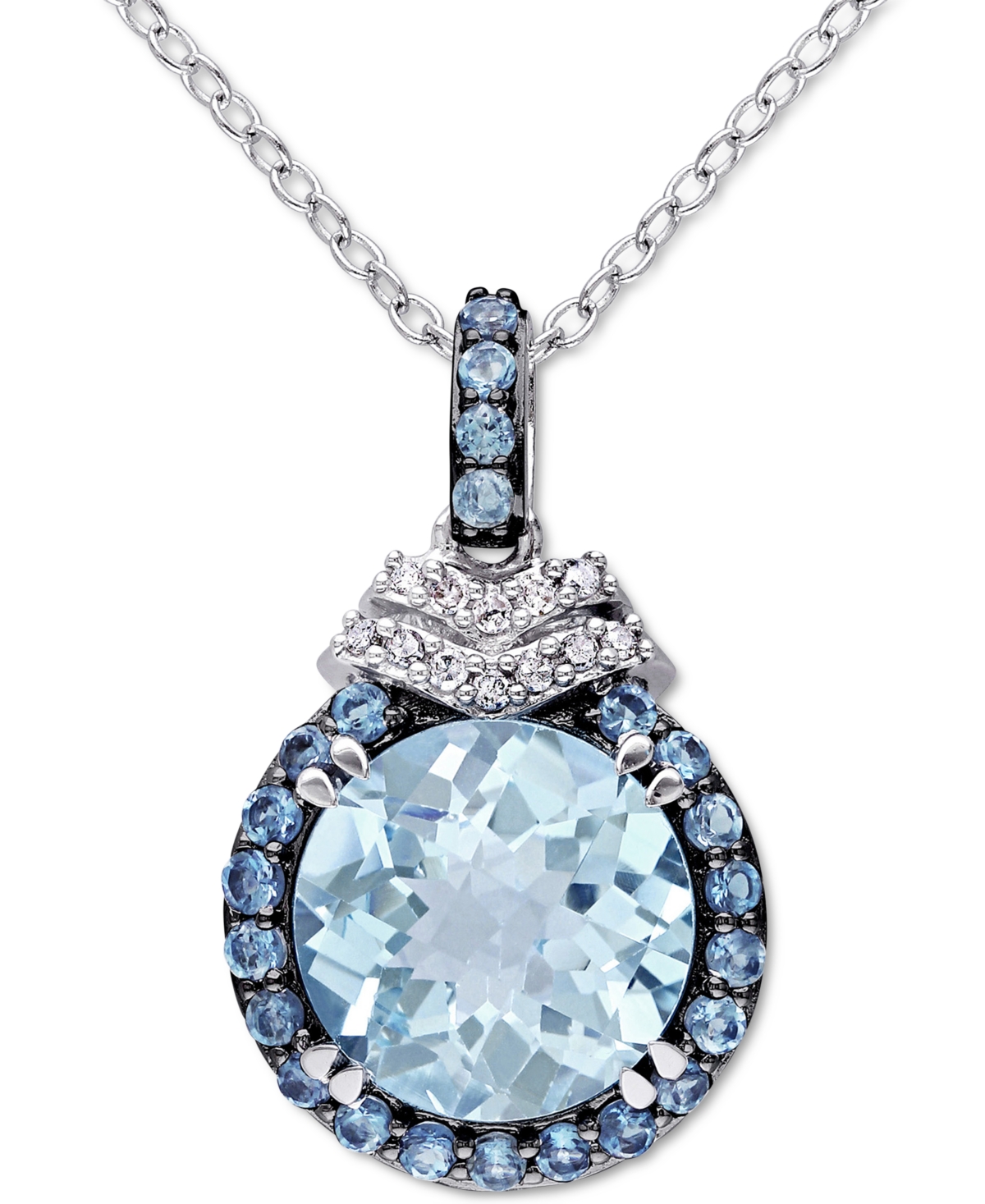 Click here for Blue Topaz (4-3/4 ct. t.w.) & Diamond (1/20 ct. t.... prices