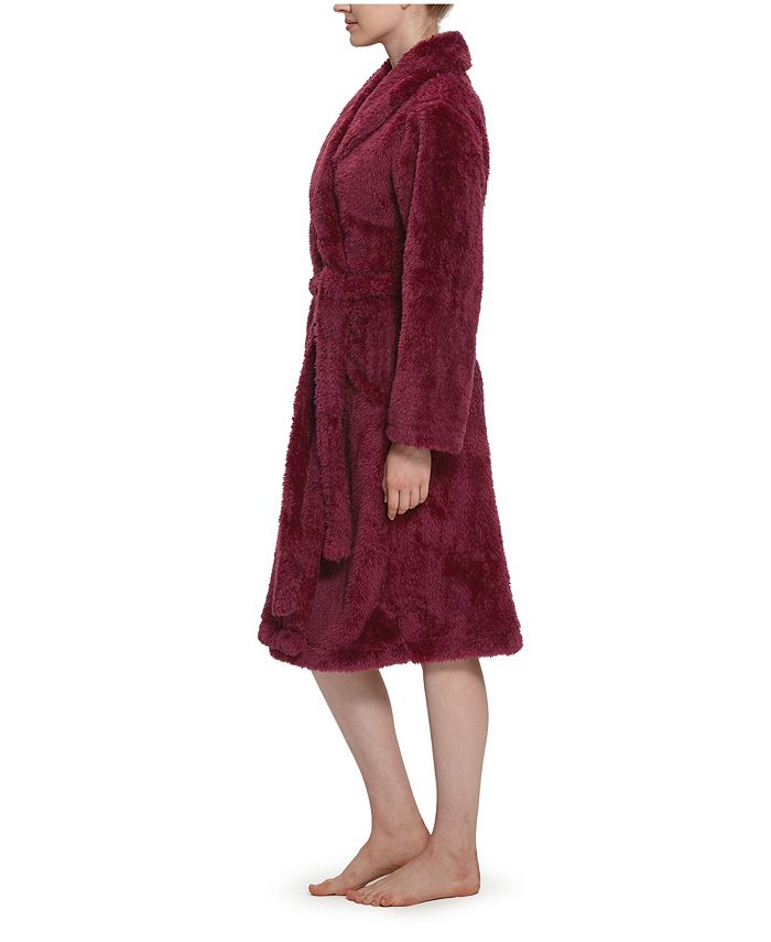 Berkshire Women's Extra-Fluffy Shawl Cardigan Robe - Macy's