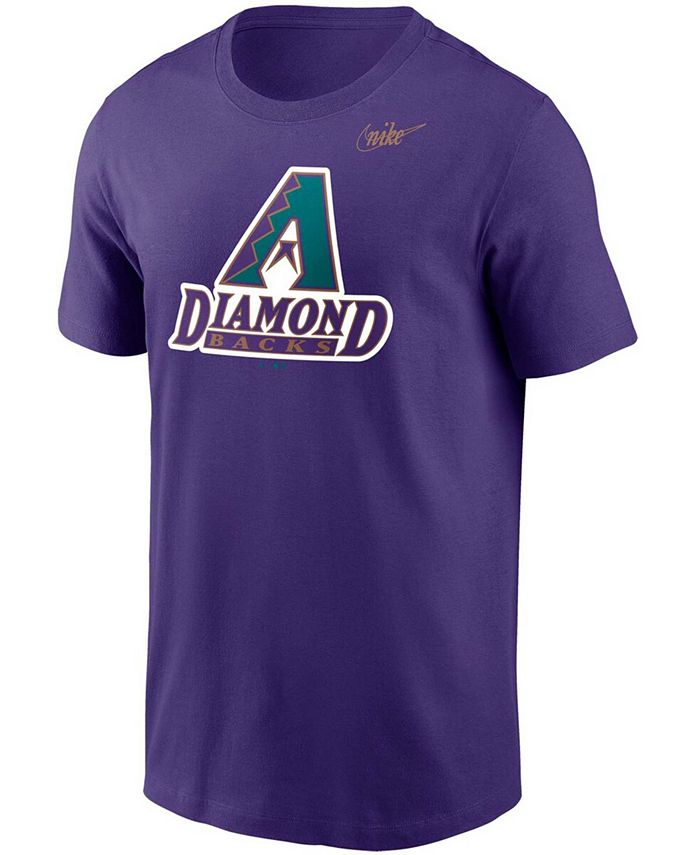 Nike Men's Purple Arizona Diamondbacks Cooperstown Collection Logo T ...