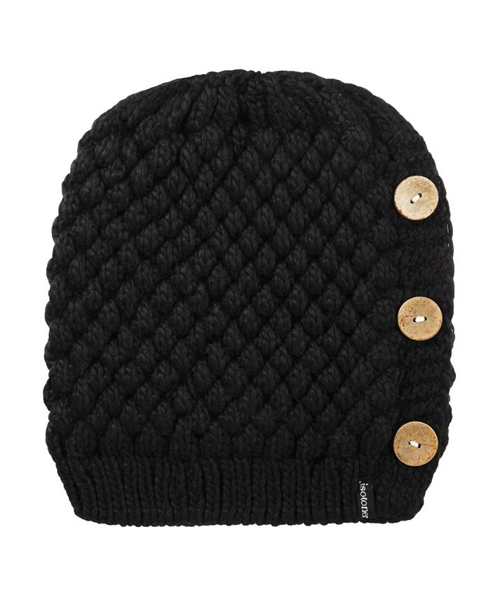 Isotoner Signature Women's Chunky Button Hat - Macy's