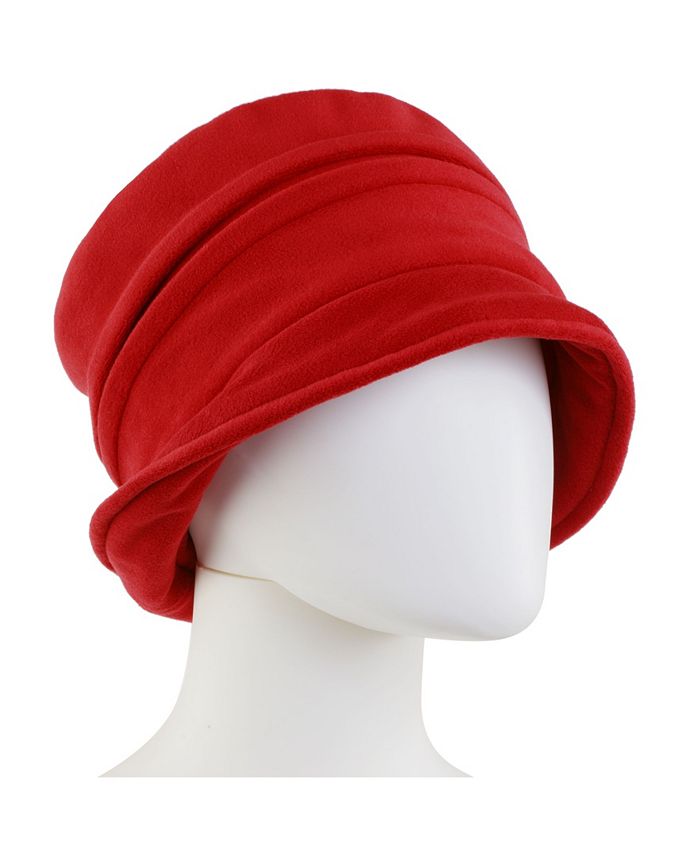 Isotoner Signature Women's Lined Fleece Water Repellent Cloche Hat - Macy's