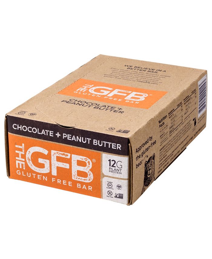 The GFB Chocolate Peanut Butter Bar, 12 Pack - Macy's