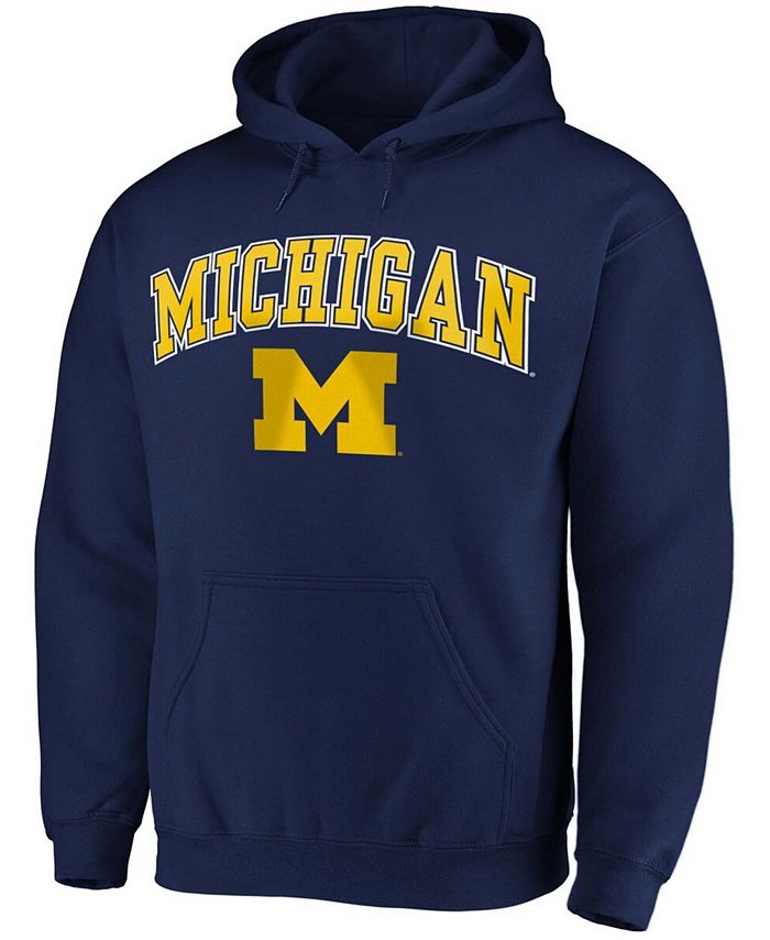 Fanatics Men's Navy Michigan Wolverines Campus Pullover Hoodie - Macy's