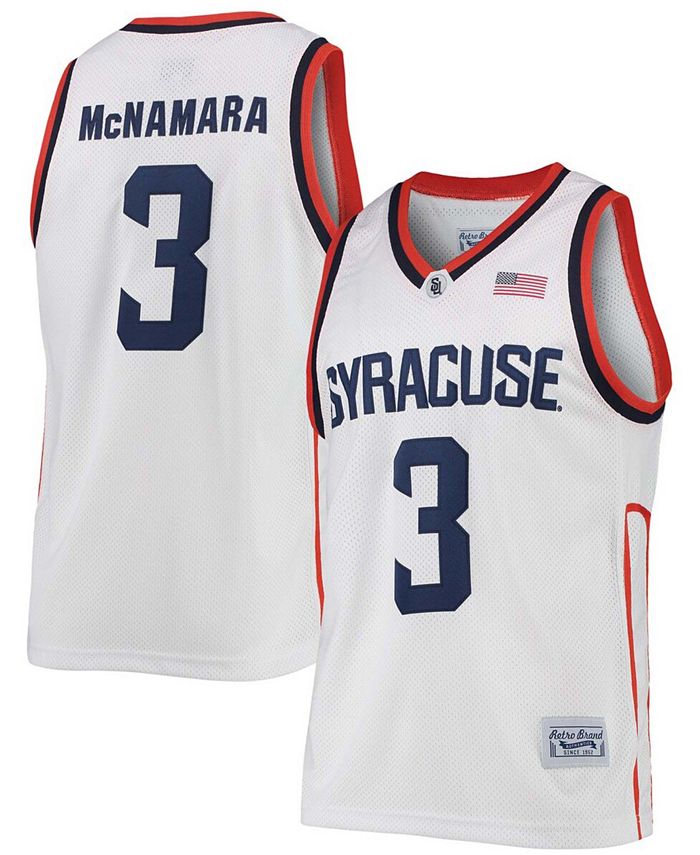 Original Retro Brand Men's Gerry McNamara White Syracuse Orange Alumni ...