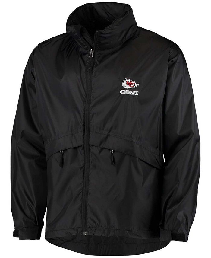 Dunbrooke Men's Black Kansas City Chiefs Sportsman Waterproof Packable ...