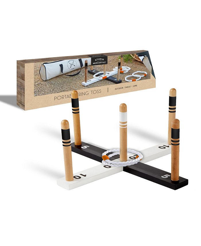 Studio Mercantile Portable Ring Toss Set, 8 Pieces & Reviews - All Toys ...