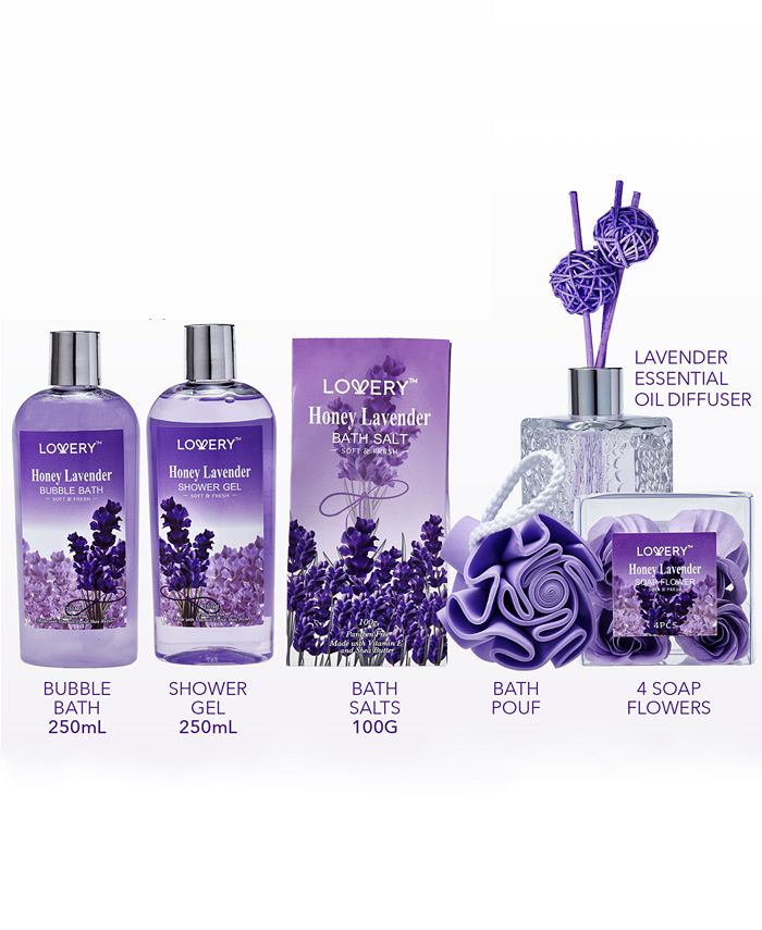 Lovery Honey Lavender Relax Body Care Gift Set, 13 Piece - Macy's