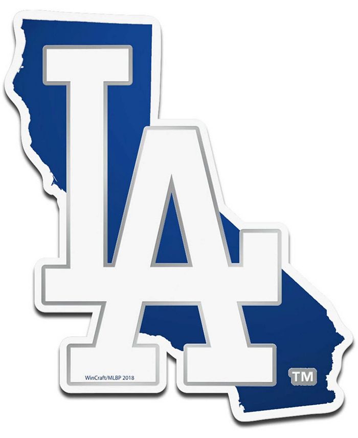 Wincraft Multi Los Angeles Dodgers Metallic State Shape Acrylic Auto ...