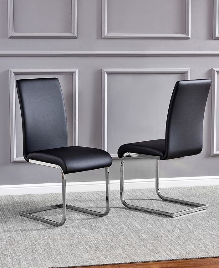 Best Master Furniture Alison Modern Dining Side Chairs, Set of 2 - Macy's