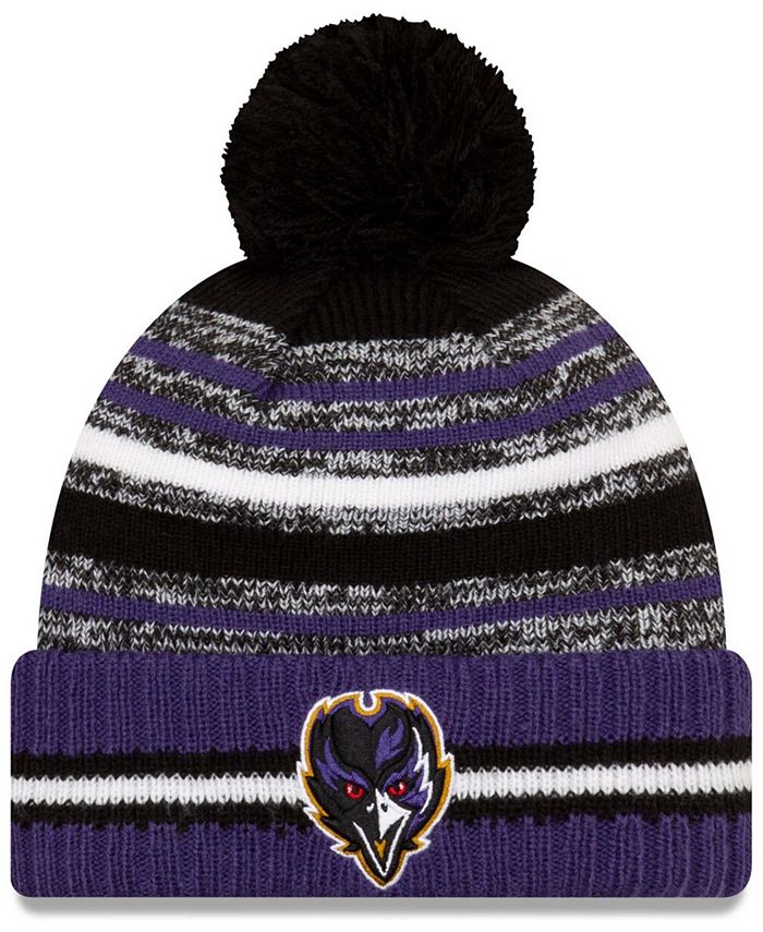 New Era Men's Baltimore Ravens 2021 NFL Sideline Sport Official Knit ...