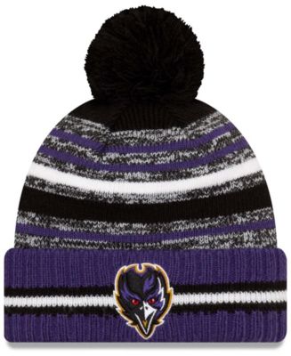 New Era Men's Baltimore Ravens 2021 NFL Sideline Sport Official Knit ...