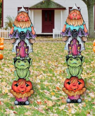 Designocracy 2 Piece Scary Boo Walkway Greeters Set - Macy's
