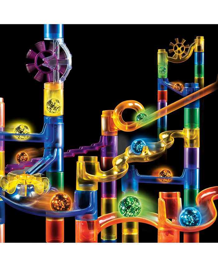 National Geographic Glow-in-the-Dark Marble Run 115 piece - Macy's