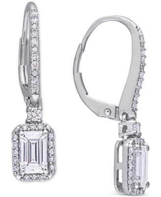 Macys moissanite earrings store