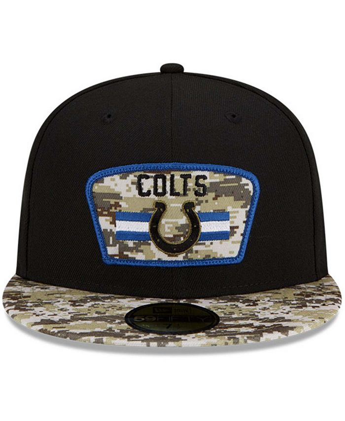 New Era Men's Black-Camouflage Indianapolis Colts 2021 Salute To ...