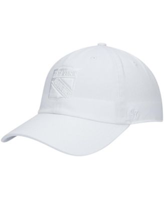 Men's White New York Rangers Team Clean Up Adjustable Hat - Macy's