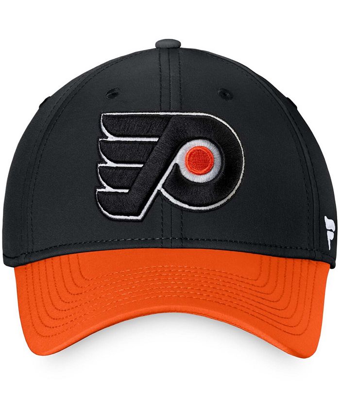 Fanatics Men's Black Philadelphia Flyers Core Primary Logo Flex Hat ...