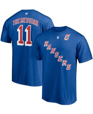 Men's Mark Messier Blue New York Rangers Authentic Stack Retired Player ...